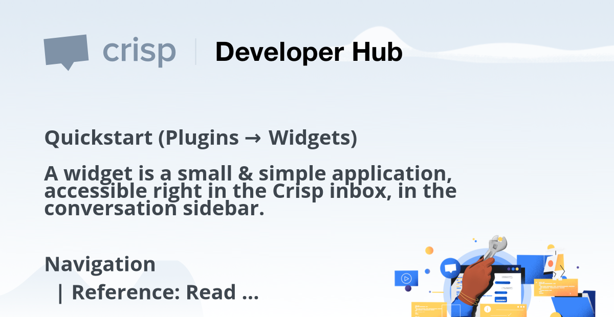 Quickstart (Plugins → Widgets)