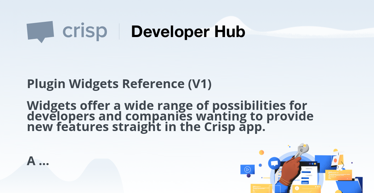 Plugin Widgets Reference (V1)